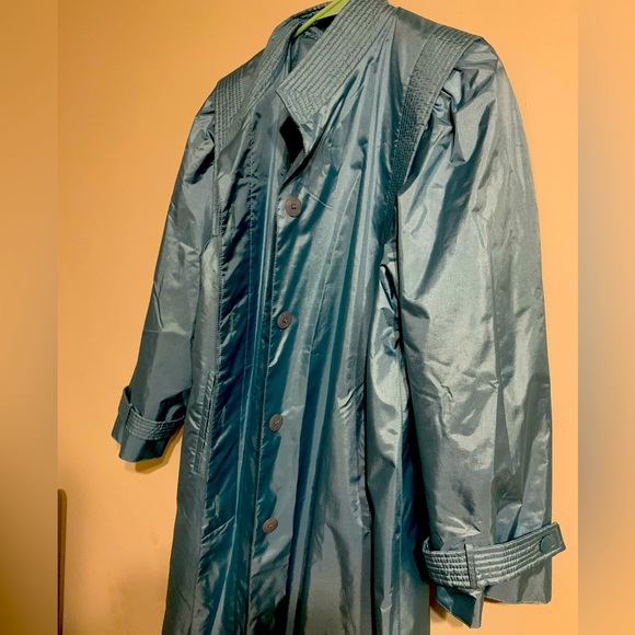 fleet street | Jackets & Coats | Vintage 98s Fleet Street Metallic Blue ...